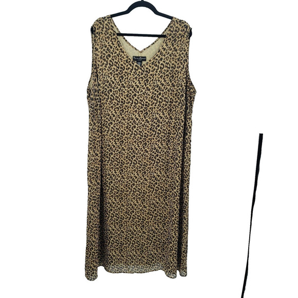 mercer & madison | Dresses | Mercer Madison Leopard Print Midi Dress ...